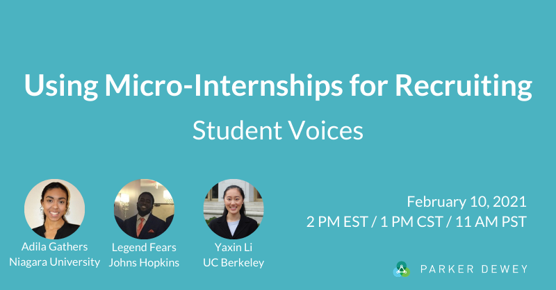 Micro-Internships for Recruiting | Parker Dewey